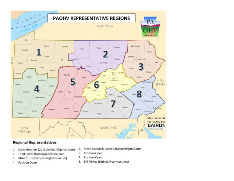PA Trail Map – PAOHV